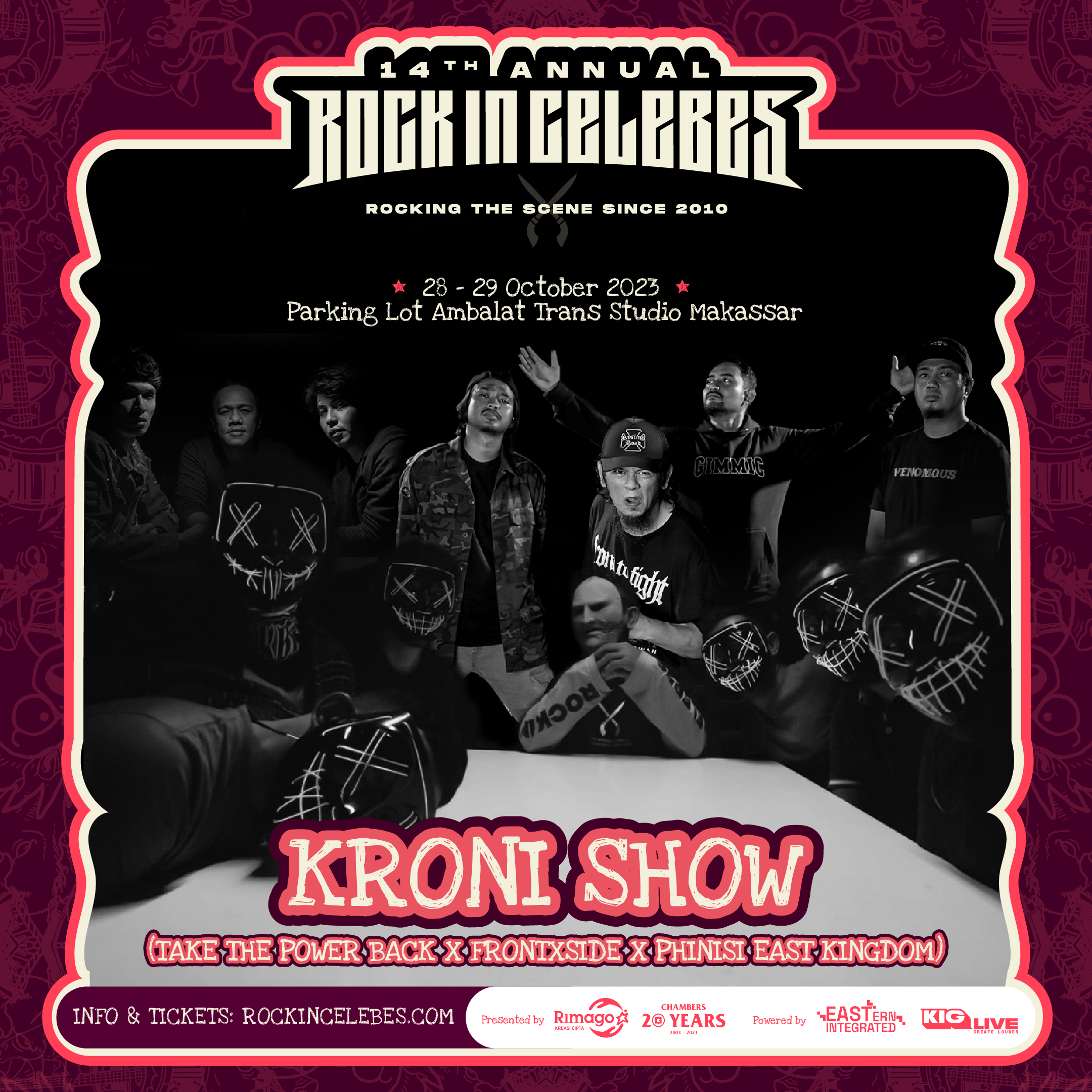 Kroni Show, Spektrum Musik Cadas Dalam Satu Suguhan - ROCK IN CELEBES